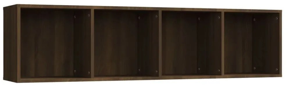Petromila Knihovna / TV skříňka hnědý dub 143x30x36 cm kompozitní dřevo