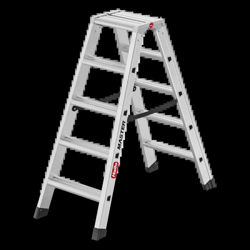 Hliníkové štafle Hailo Master D100 2x5 stupnů, 10000-112
