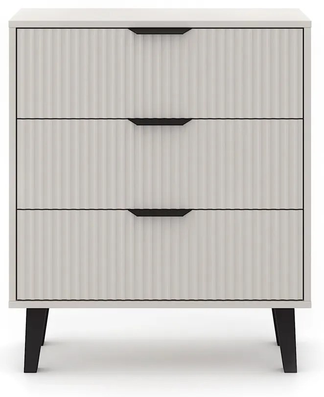 Komoda SCANDI 3S SLIM kašmír