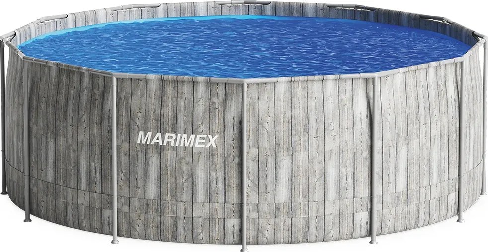 Marimex | Bazén Marimex Florida 3,66x1,22 m se zabudovaným skimmerem - motiv ŠEDÉ DŘEVO | 10340321