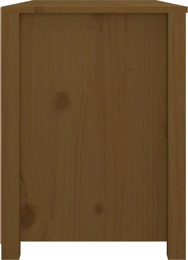 vidaXL Odkládací skříňka 100x40x54 cm masivní borové dřevo [821777] Barva: medová hnědá