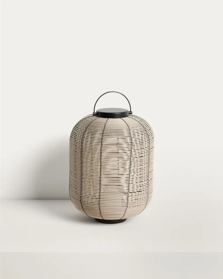 Taupe LED lucerna na USB (výška 36 cm) Saranella – Kave Home
