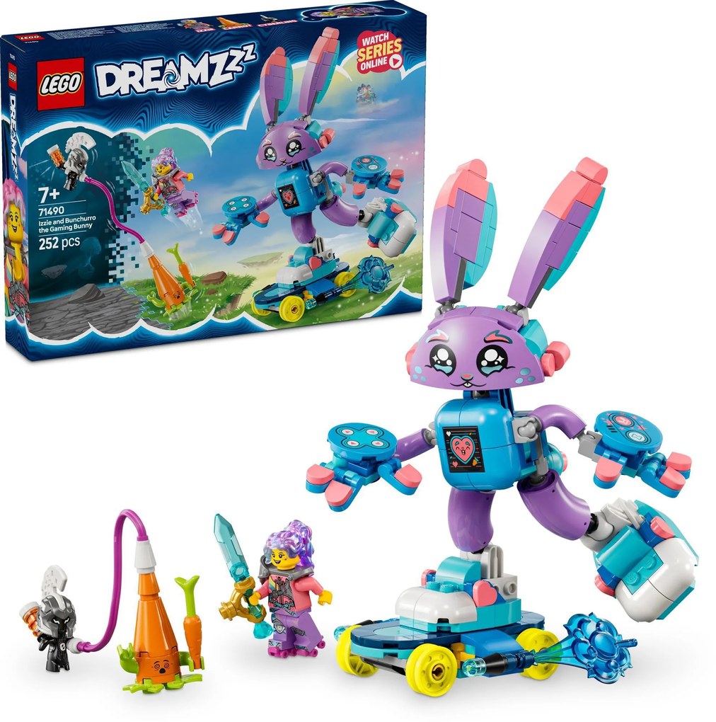 Lego dreamzzz 71490 izzie a herní králíček bunchurro 5702017812151