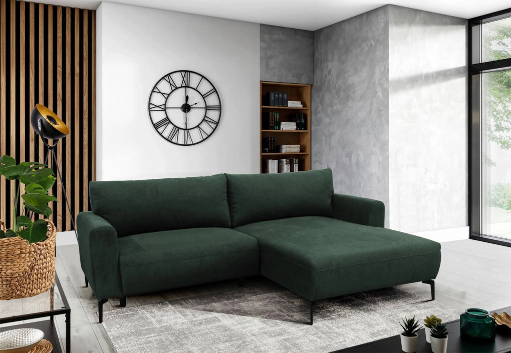 XXXLutz ROHOVÁ SEDAČKA, textil, tmavě zelená MID.YOU - Sedací soupravy - 001574005607