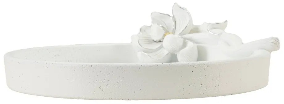 Dekorační tác z polyresinu ø 21 cm Magnolia – Mauro Ferretti