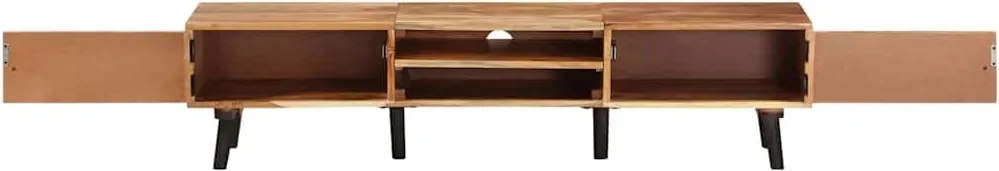 TV stolek 145 x 35 x 35 cm masivní akáciové dřevo 338421