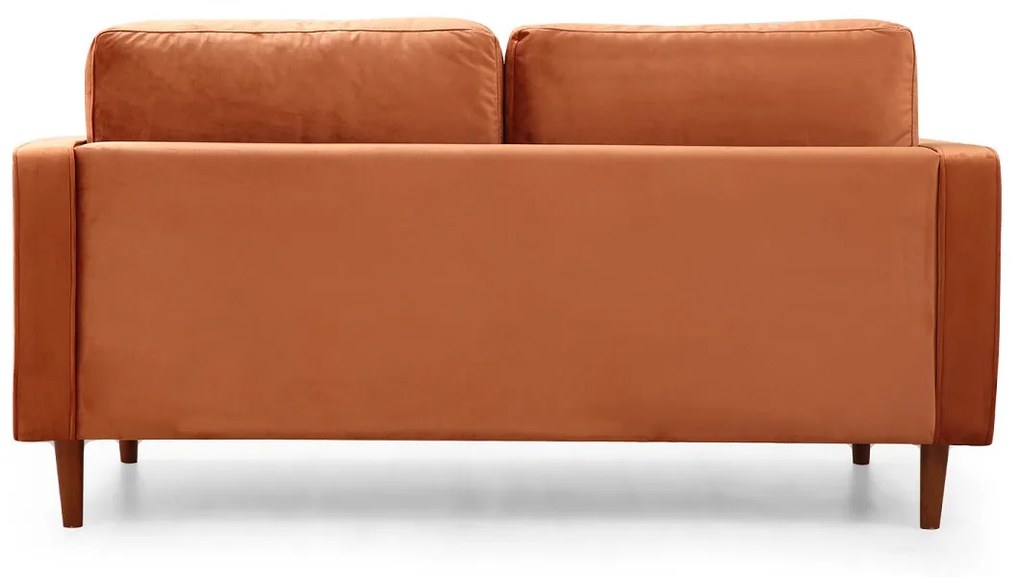 Designová sedačka Jarmaine 175 cm oranžová