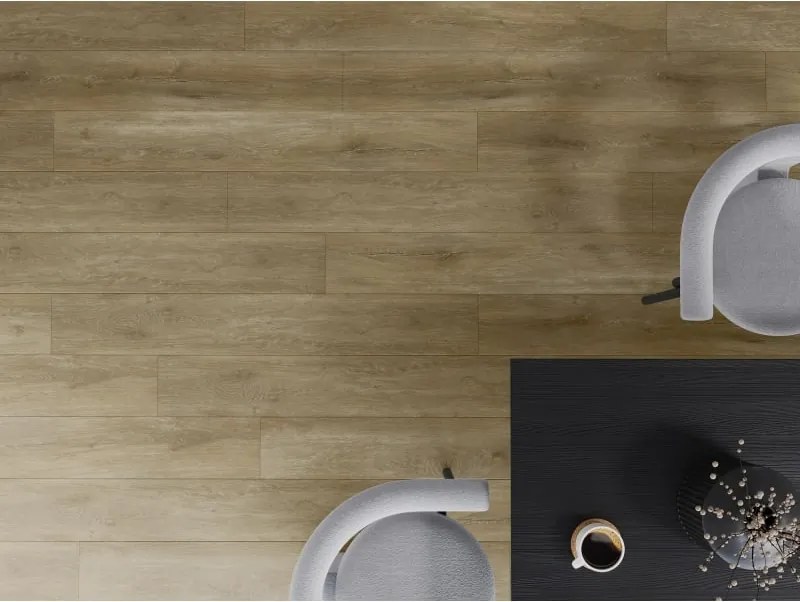 Mexen Clermont vinylové panely 1240 x 182 mm SPC 6,5 mm, podložka IXPE 1,5 mm, 4 V-drážka, Dub - F1053-1240-182-505-4V1-01