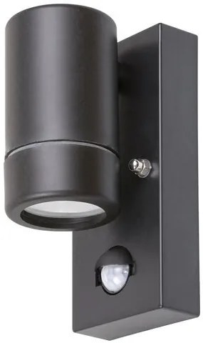 Rabalux MEDINA venkovní nástěnné svítidlo se senzorem 1xGU10/10W/230V černá IP44