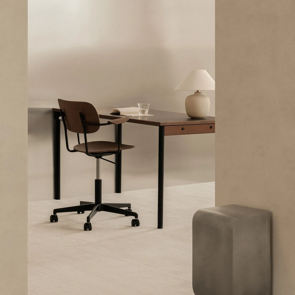 AUDO (MENU) Kancelářská židle Co Task Chair, Black / Natural Oak