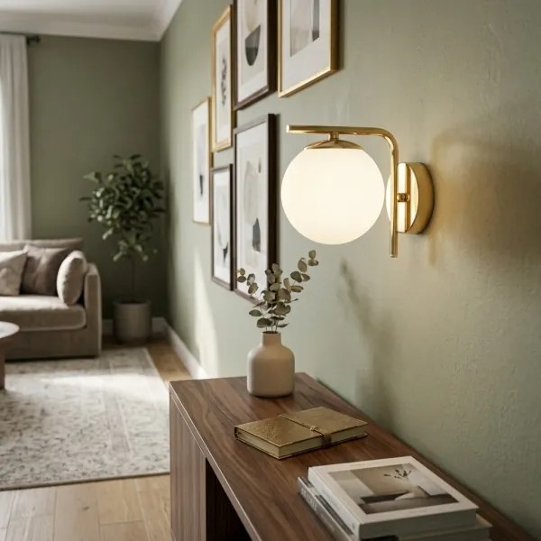 BRILAGI - Nástěnná lampa MILO 1xE27/60W/230V zlatá
