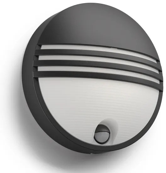 Philips 17297/30/16 -LED Venkovní svítidlo se senzorem YARROW LED/6W/230V IP44