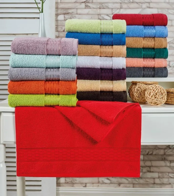 Bellatex Froté ručník a osuška kolekce Proužek Modrá 50x100 cm