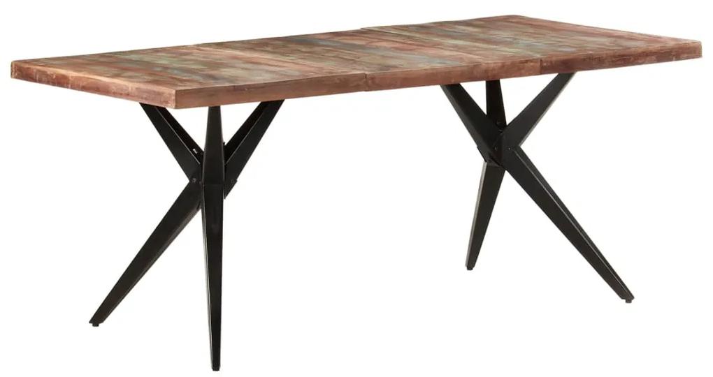 323570 vidaXL Jídelní stůl 180 x 90 x 76 cm masivní recyklované dřevo