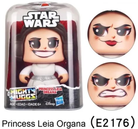 Vtipné filmové postavičky měnící obličej, 11 cm Varianta: Princezna Leila Organa, StarWars, s krabicí