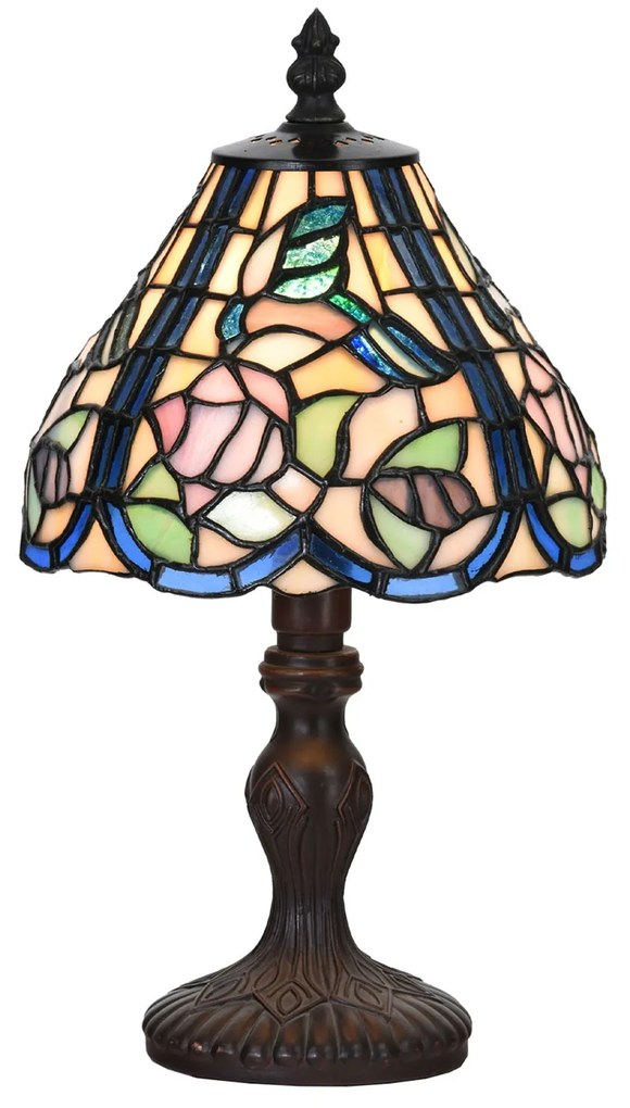 Stolní Tiffany lampa Dyann -Ø 18*32 cm