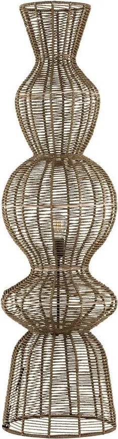Provazová stojací lampa v přírodní barvě (výška 136 cm) Breena – Nova Luce