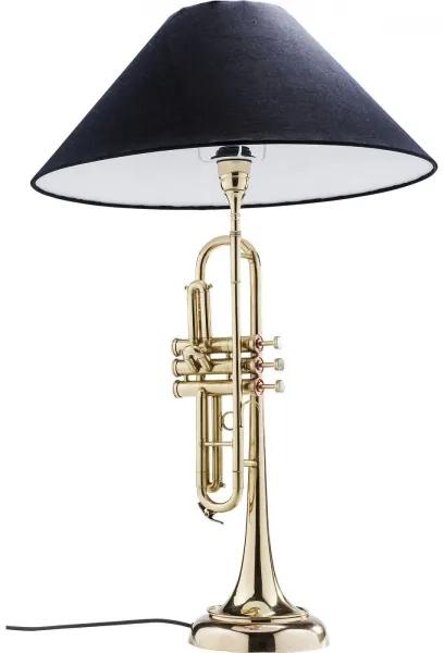 Stolní lampa Trumpet Jazz - zlatá