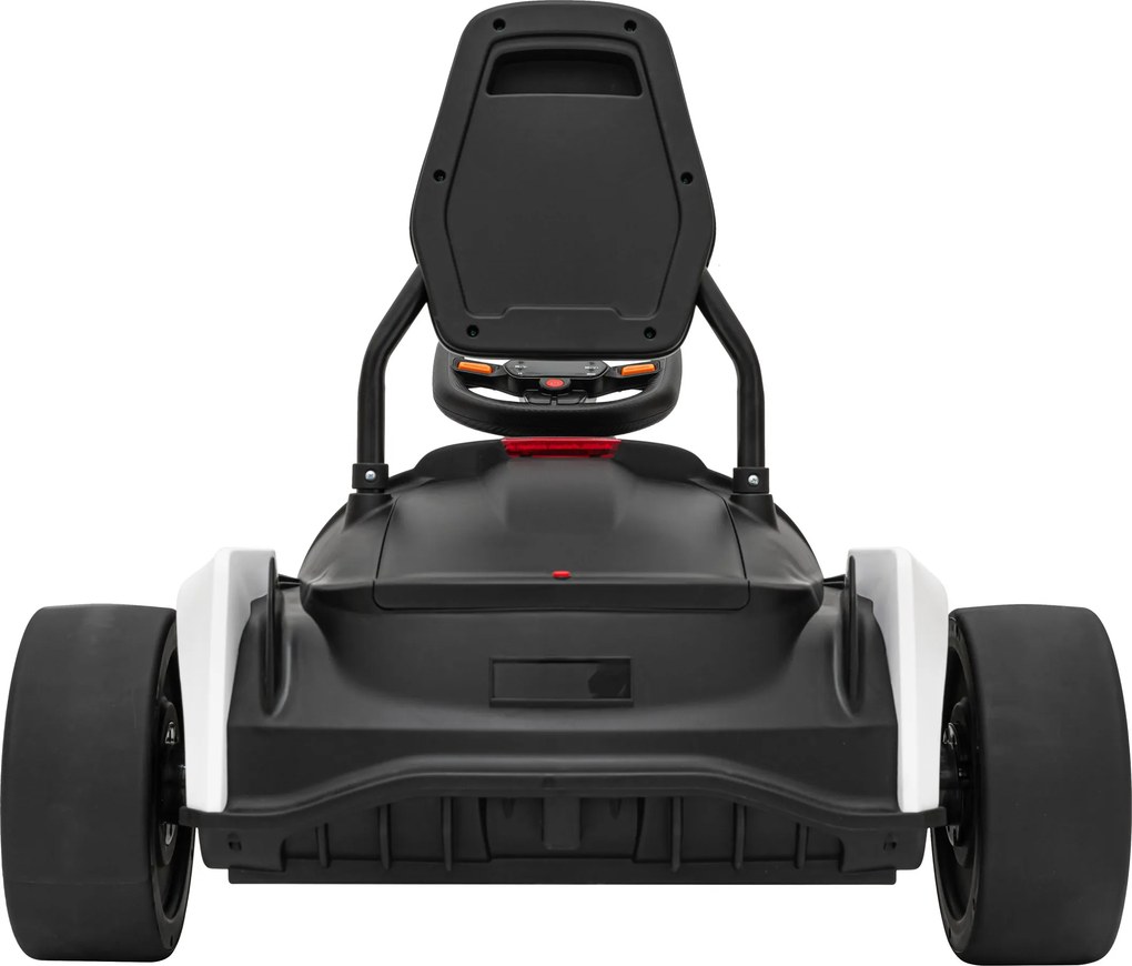 Ramiz Dětská motokára na baterie Fast 3 Drift bílá + funkce driftu + motory 2x150W + LED rádio + pásy