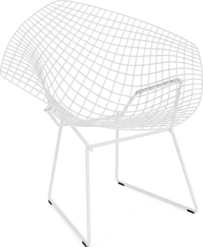 Výprodej Knoll designová křesla Diamond Chair - bílý lak