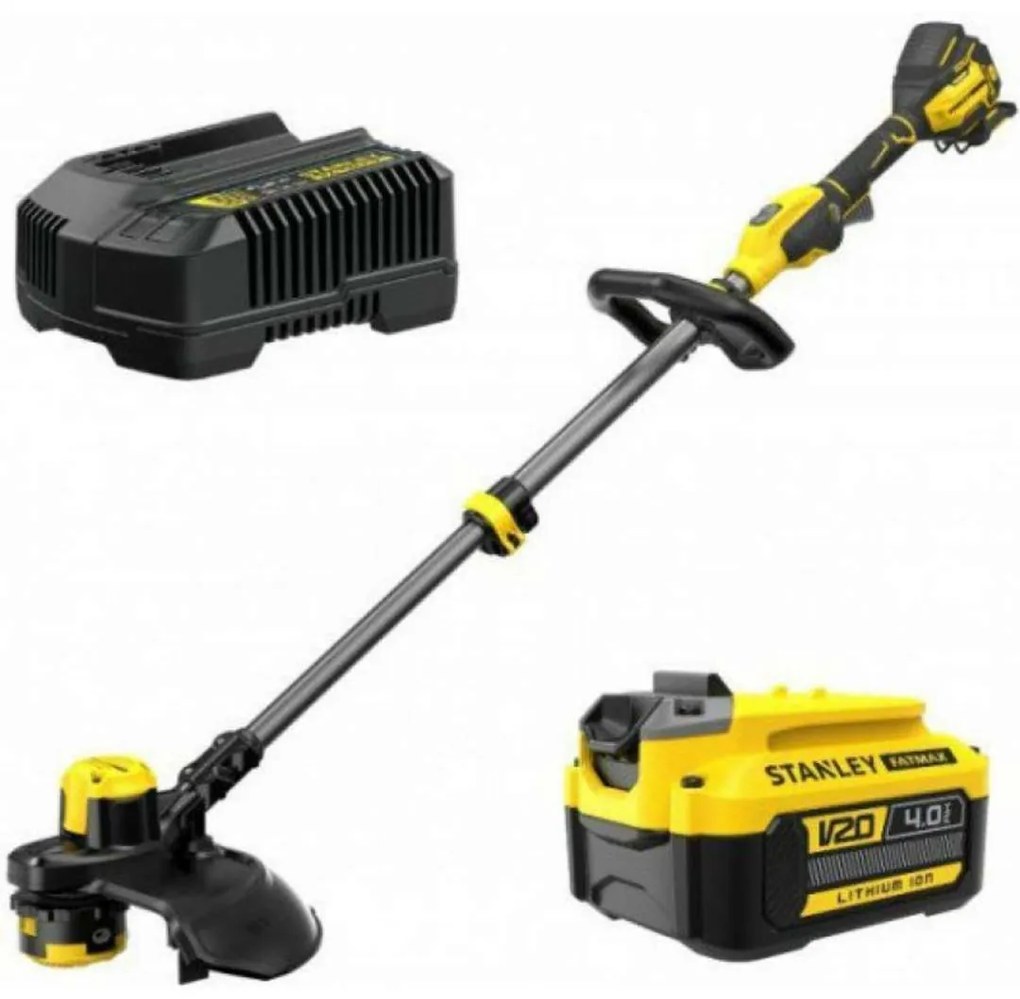 Stanley - 18V AKU strunová sekačka, záběr 33 cm, 1x aku 4,0 Ah Li-Ion, nabíječka SFMCSTB933M-QW