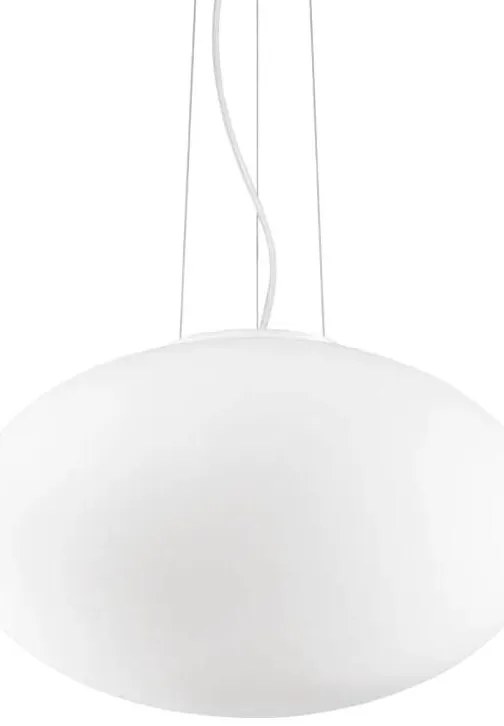 Ideal Lux - Lustr na lanku CANDY 1xE27/42W/230V pr. 50 cm bílá
