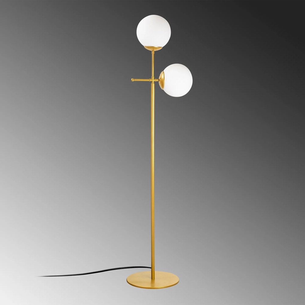 OPVIQ Stojací lampa MUDONI mosaz 892OPV1833