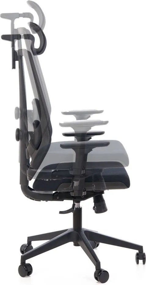 Sego Ergonomická kancelářská židle GRENY černá