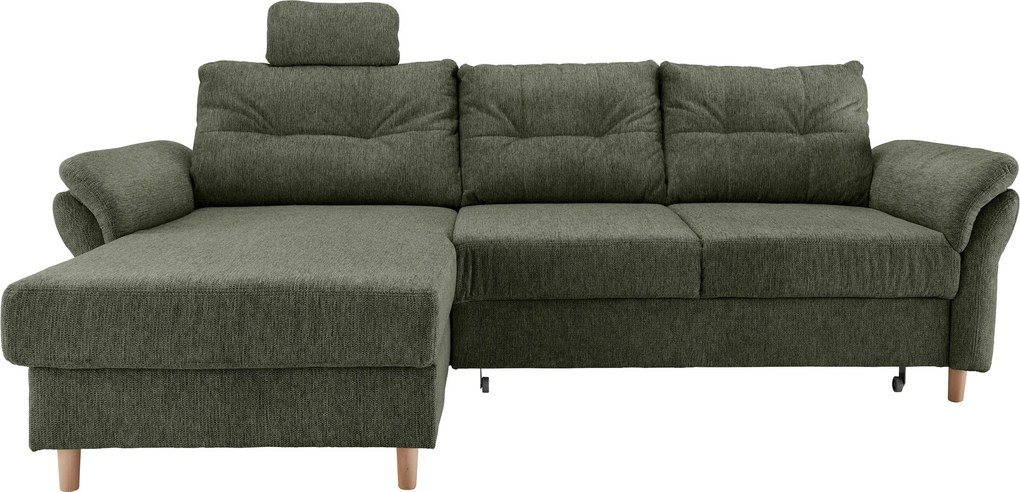 XXXLutz ROHOVÁ SEDAČKA, textil, tmavě zelená Livetastic - Sedací soupravy - 002310012726