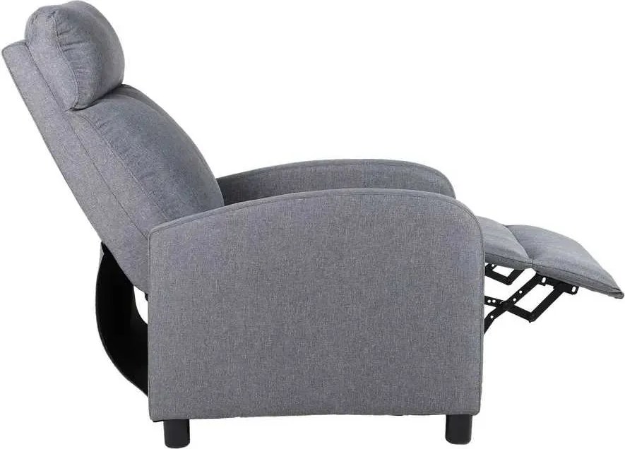 LuxuryForm DESIGN Televizní křeslo RUFO s polohováním - šedé