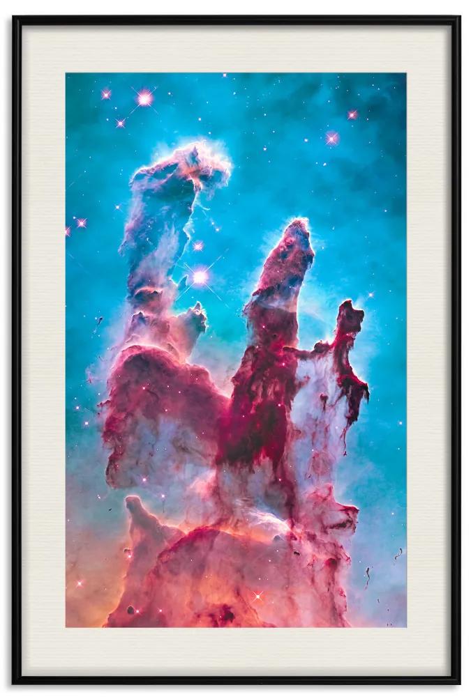 Plakát Sloupy stvoření - otevřená hvězdokupa v ocasu souhvězdí Hada