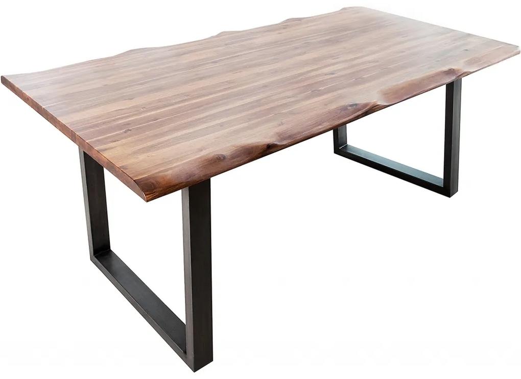 Jídelní stůl Giada, 160 cm, akát, antracitová podnož