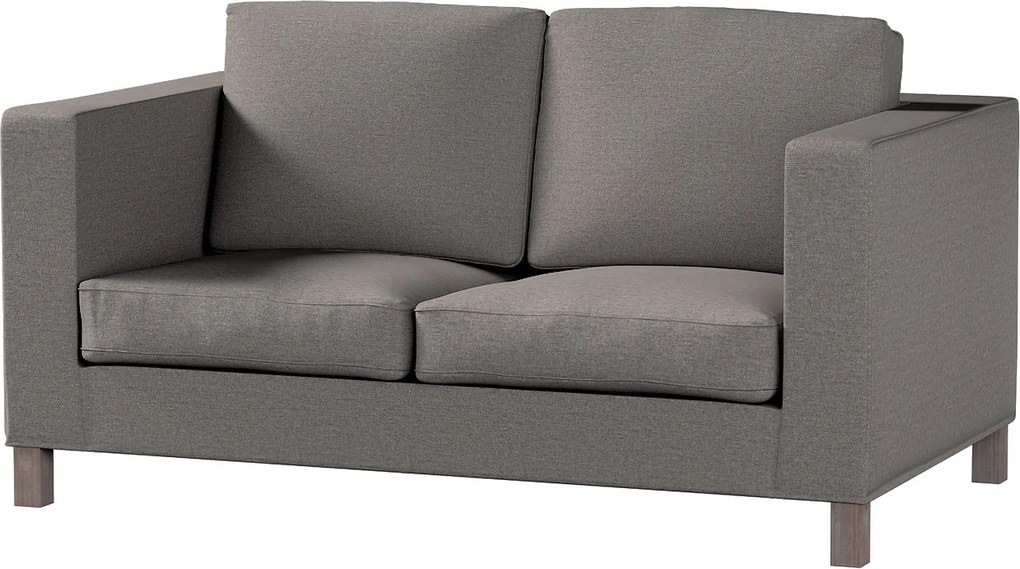 Potah na pohovku IKEA Karlanda 2-místná, krátký barva šedá látka pletený vzor