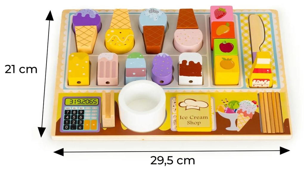 Dřevěný obchůdek se zmrzlinou ICE-POP