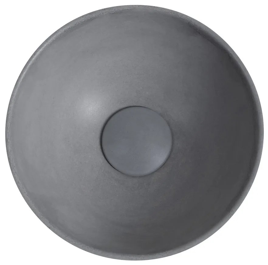 Sapho Sapho, MINOR betonové umyvadlo na desku, průměr 26cm, šedá, MR26017
