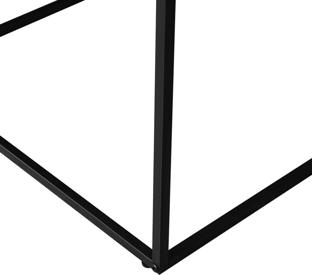 Autronic Konferenční stolek CT-V2006 60x60 cm Odstín: Staré dřevo