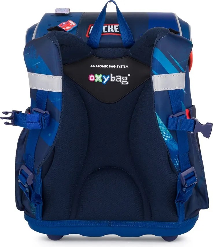 Oxybag PREMIUM - školní set Hokej 3 ks: aktovka, penál, sáček