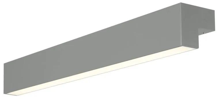 L-LINE 60 LED nástěnné a stropní svítidlo, IP44, 3000K, 700 lm, šedá - BIG WHITE