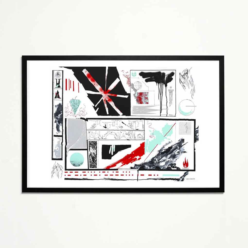 Akrobad | Josef Sedlák Akrobad | Menu Rám: Černý, Velikost: 20 x 30 cm