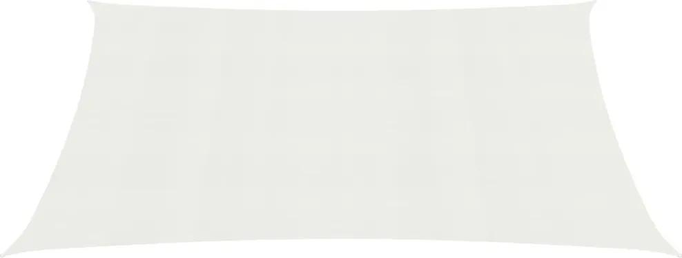 vidaXL Plachta proti slunci 160 g/m² 3,5 x 4,5 m HDPE [311241] Barva: Bílá