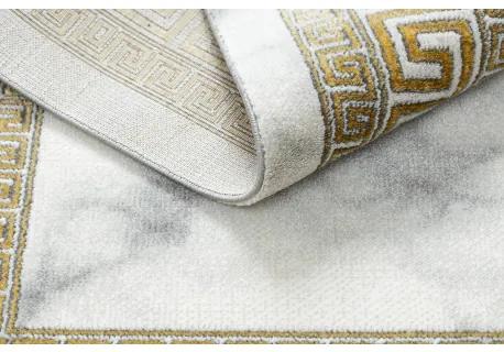 Dywany Luszczow Kusový koberec EMERALD EXCLUSIVE 1011 glamour, medúza řecký rám krém / zlato Rozměr koberce: 80 x 150 cm