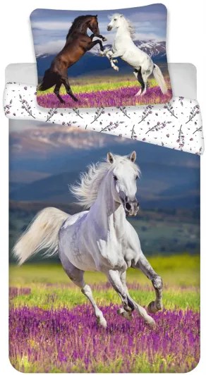 Jerry Fabrics Povlečení fototisk Horse Meadow 140x200, 70x90 cm