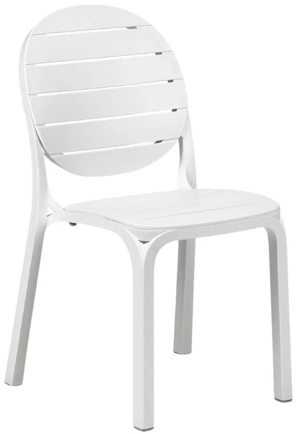 Nardi Bílá plastová zahradní židle Erica