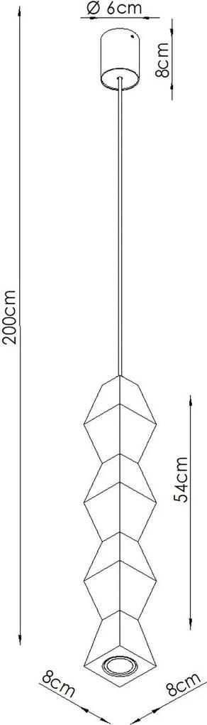Sollux Lighting Závěsné svítidlo KUBBE velké S