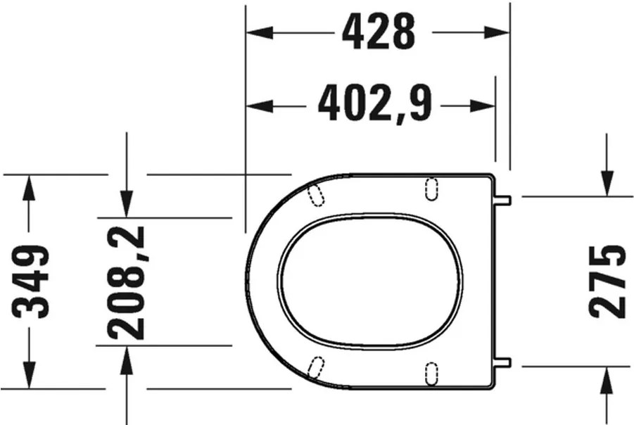 Duravit D-Neo - WC sedátko + sklápěcí automatika, bílá 0021690000