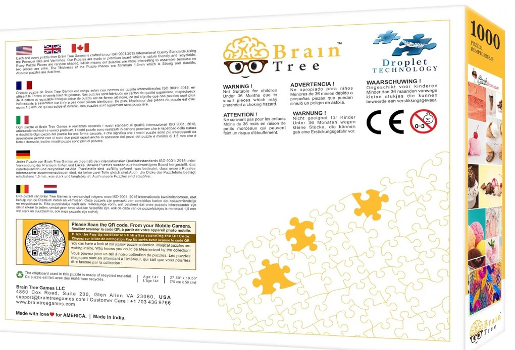 Brain Tree Puzzle Svět zmrzliny 1000 dílků