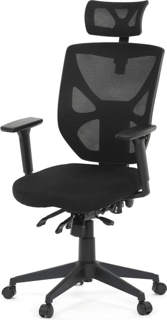 Ergonomická kancelářská židle EVRON - černá síťovina