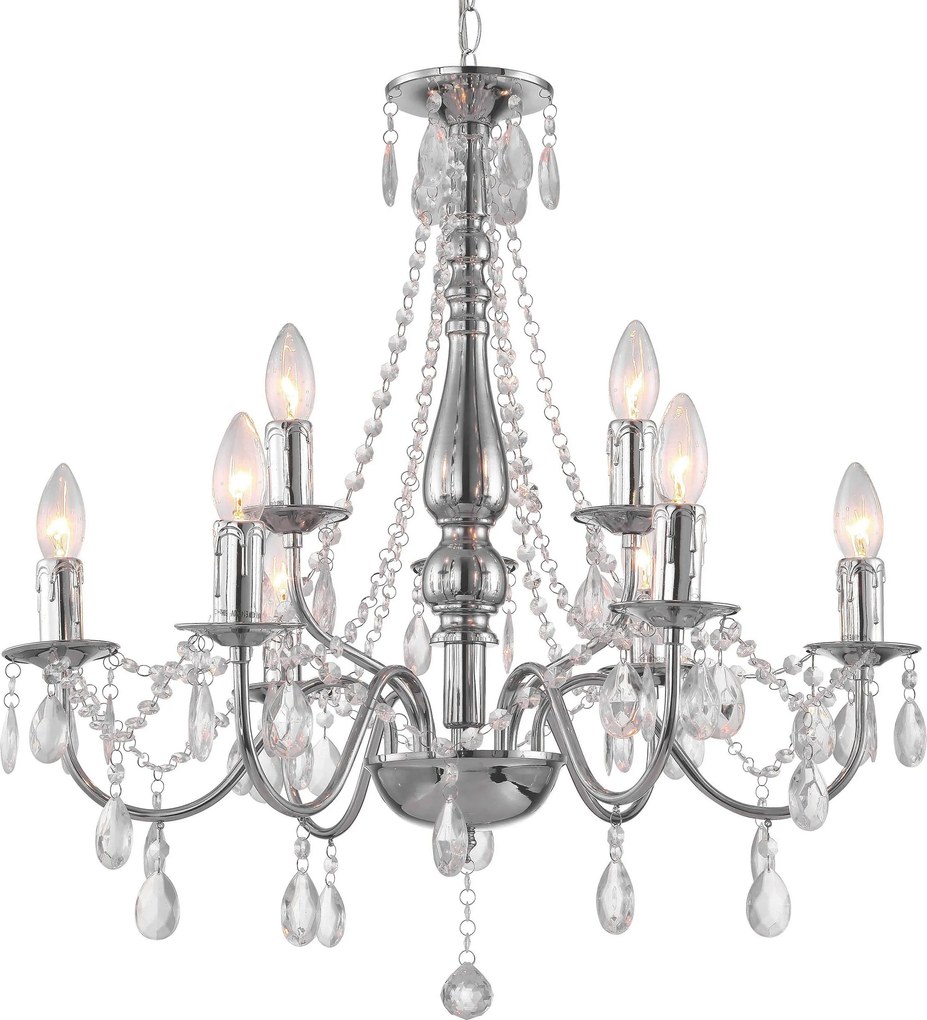 Toolight Rea, Stropní svítidlo EBT016-9CP CHROME, OSW-01231