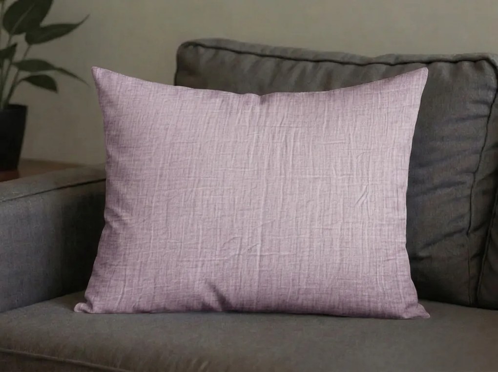 Mušelínový povlak na polštář MUSSARI 50x70 cm, šeříkově fialový