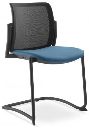 LD seating Konferenční židle DREAM+ 512BL-Z Barva kostry černá kostra GALERIE - Čalounění LD seating LÁTKY 2 / VALENCIA, XTREME, STYLE, ASPECT, CURA 2021 SÍŤOVINY OMEGA